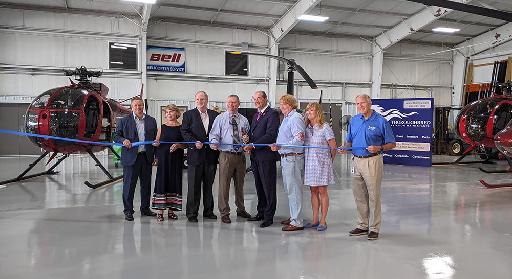 Thoroughbred Aviation Maintenance opens new HQ at BG Airport