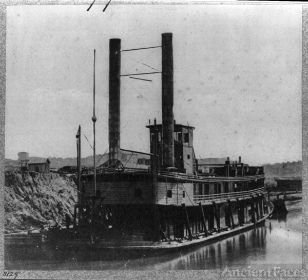 Mississippi River Fleet - US Civil War Photo