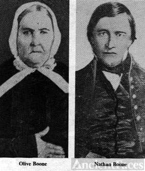 Nathan Boone & Olive VanBibber Boone Photo