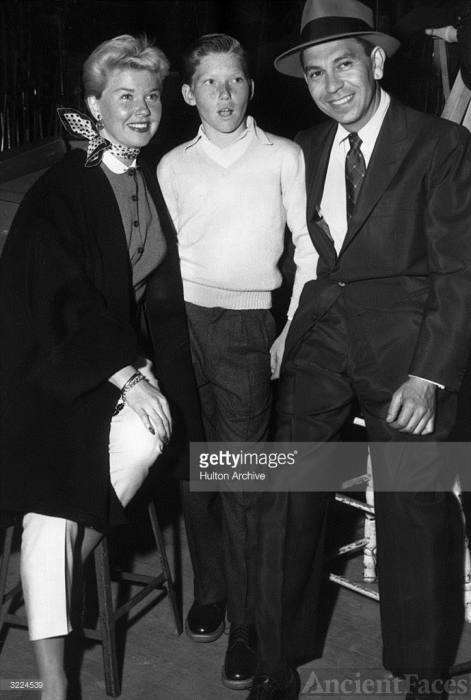Terry Melcher, Doris Day and Jack Webb Photo