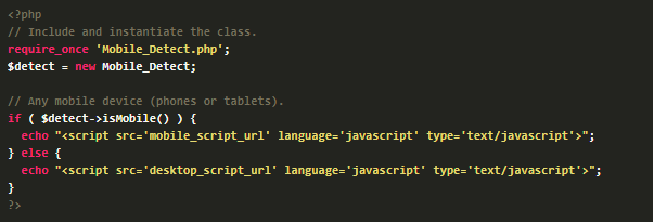 Script Execution According to Device | AgentBot Help Center