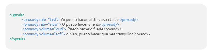 SSML Speech Synthesis Markup Language | Busca respuestas o navega por nuestra base de ...