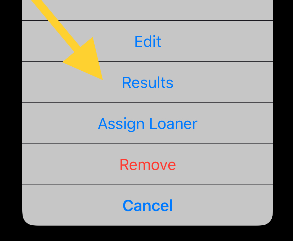 View Workout Results in the app – ONBEAT