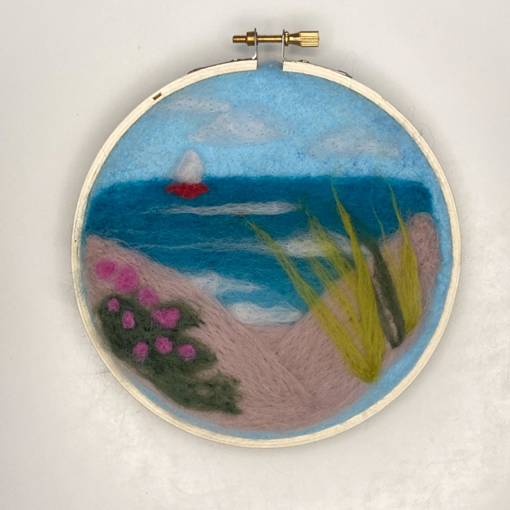05/20/2025 | Craft Night: Felted Summer Scene | Acton Public Library