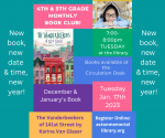 01/17/2023 | Book Club for 4th and 5th Grade with Ms Elise | Acton ...