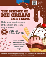 07/01/2025 | Teen Summer Reading - The Science of Ice Cream | Acton ...