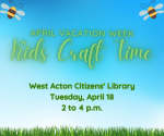 04/18/2023 | Citizens' Library - Kid Craft Time | Acton Memorial Library
