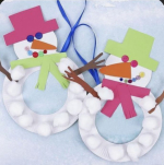 01/04/2025 | Paper Plate Snowman Wreath | Avon Library
