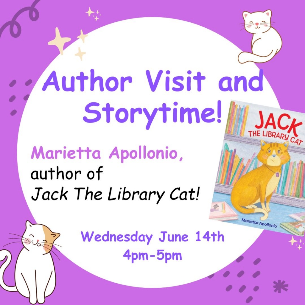 06/14/2023 | Marietta Apollonio Author Visit and Storytime! | Ayer Library
