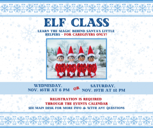 11/19/2022 | Elf Class | Ayer Library