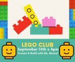 09/14/2022 | Lego Club with Ms. Becca | Ayer Library