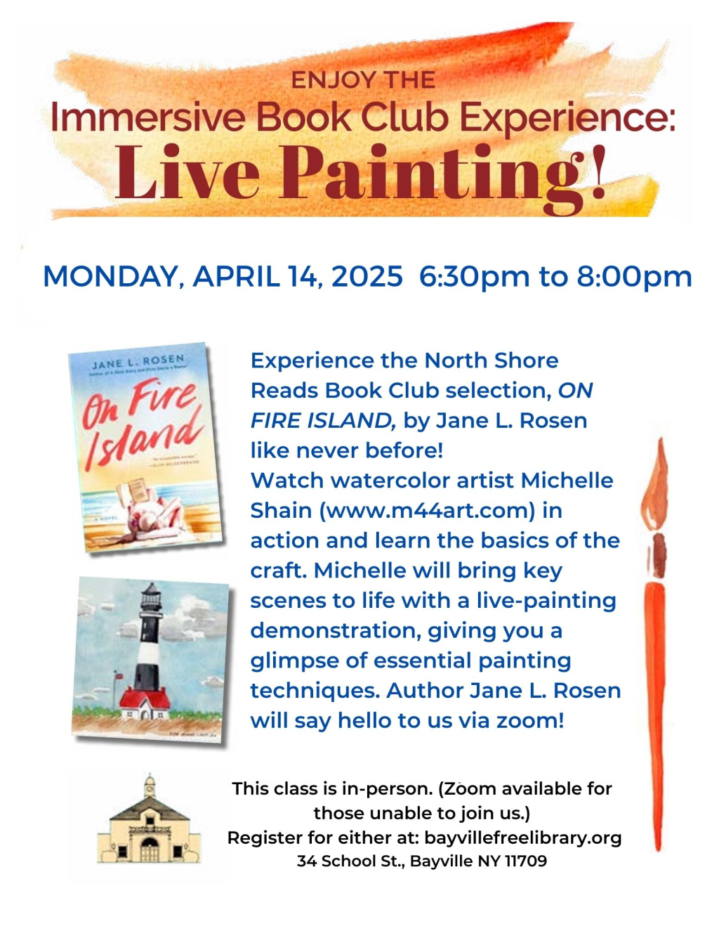 04/14/2025 | Immersive Book Club Experience: Live Painting of scenes ...