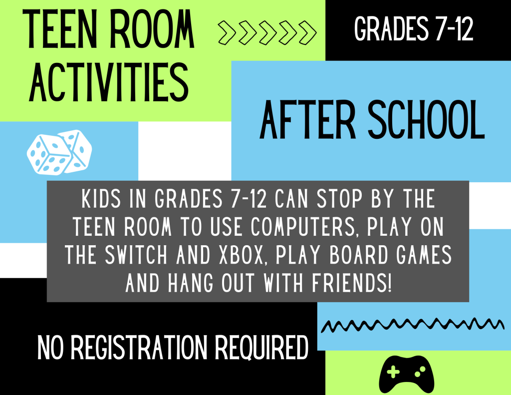 02/25/2025 | Teen Room Activities | Bellingham Public Library