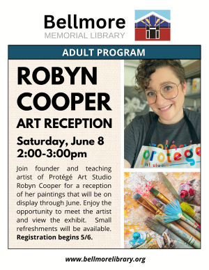 06/08/2024 | Robyn Cooper Artist Reception | Bellmore Memorial Library