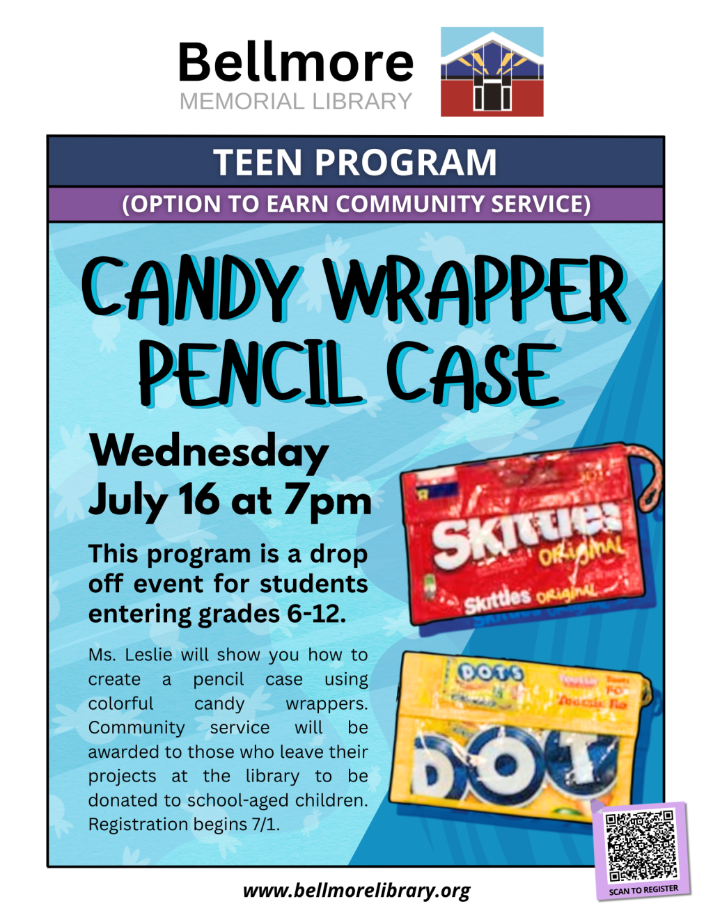 07/16/2025 | Candy Wrapper Pencil Case Project with option to earn ...