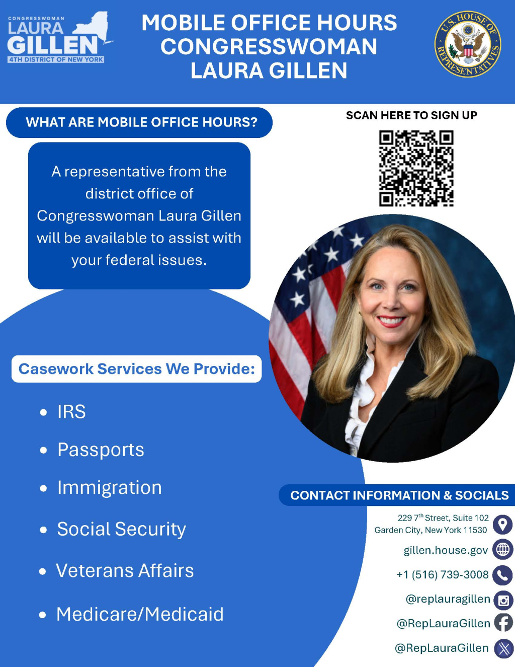 Saturday, July 19, 2025 | Congresswoman Laura Gillen Mobile Office ...