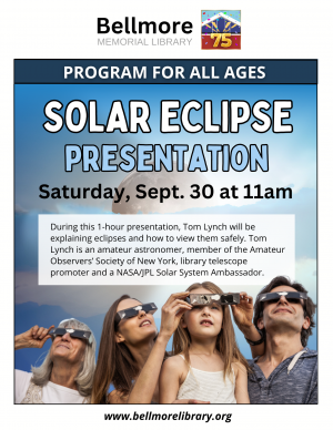 09/30/2023 | Solar Eclipse Presentation | Bellmore Memorial Library