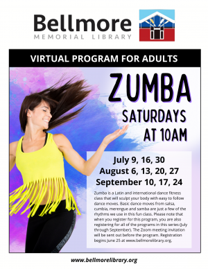 07/09/2022 | Virtual Zumba for Adults (July - September) | Bellmore ...