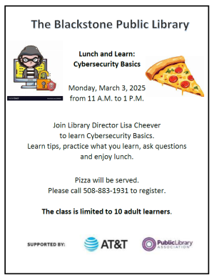 March 2025 Events | Blackstone Public Library