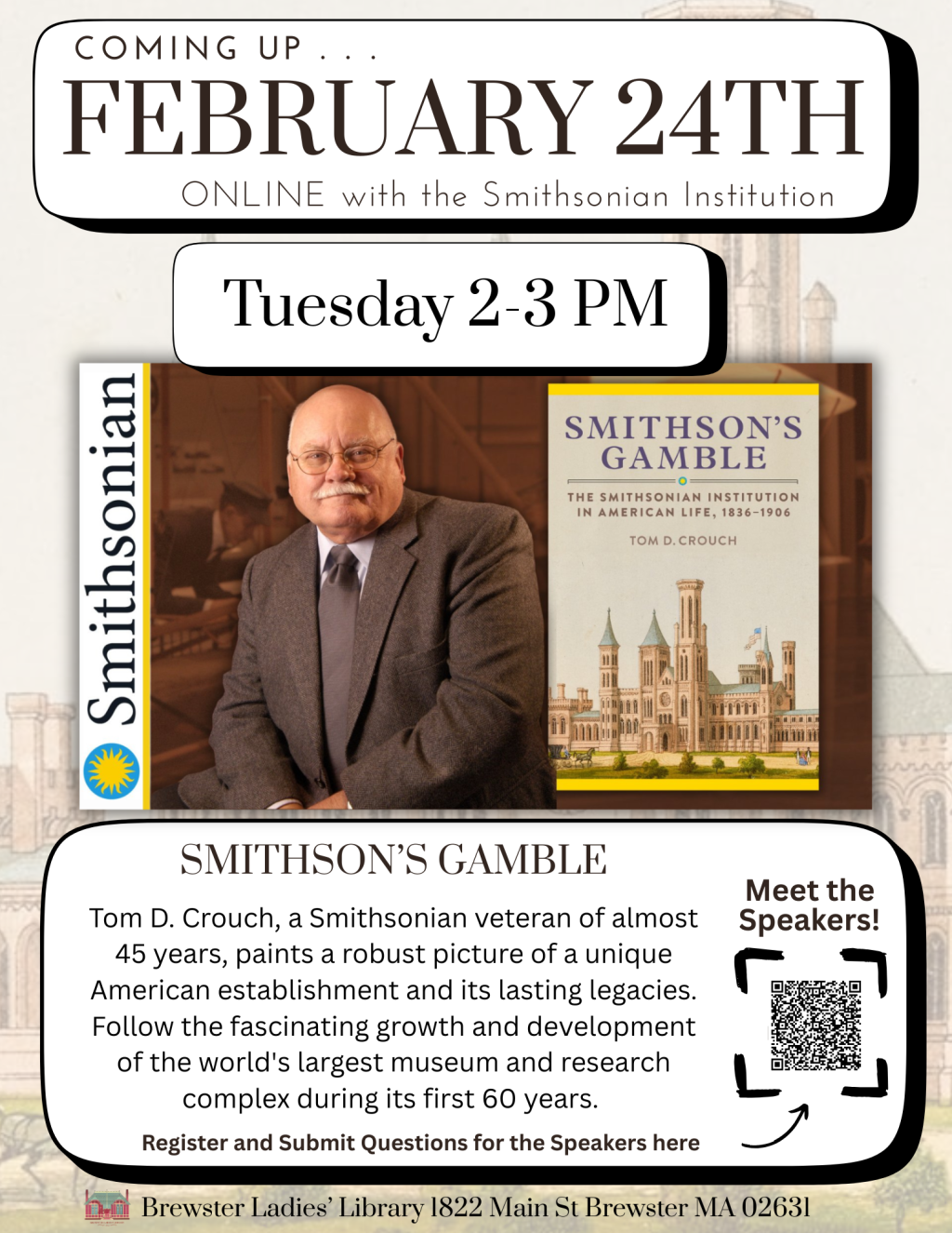 Tuesday, February 24, 2026 | Virtual Speaker Series: Smithson’s Gamble ...