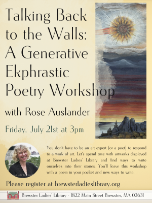 Friday, July 21, 2023 | Talking Back to the Walls: A Generative ...