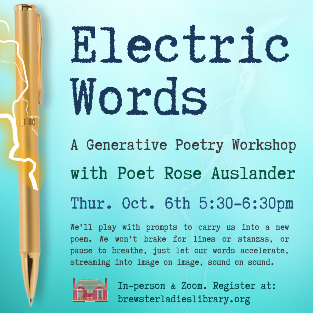 10/06/2022 | Electric Words: A Generative Workshop on Prose Poetry ...