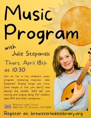04/18/2024 | Music Program with Julie Stepanek | Brewster Ladies' Library
