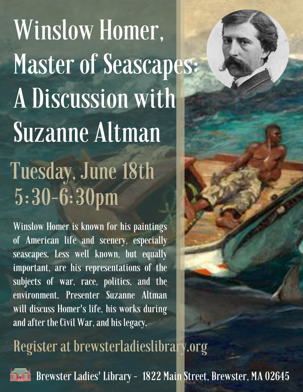 Tuesday, June 18, 2024 | Winslow Homer, Master of Seascapes: A ...