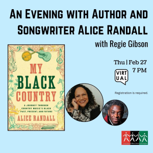 02/27/2025 | VIRTUAL - An Evening with Author and Songwriter Alice ...