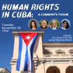 11/29/2022 | HYBRID - Human Rights in Cuba: A Community Forum | Cary ...