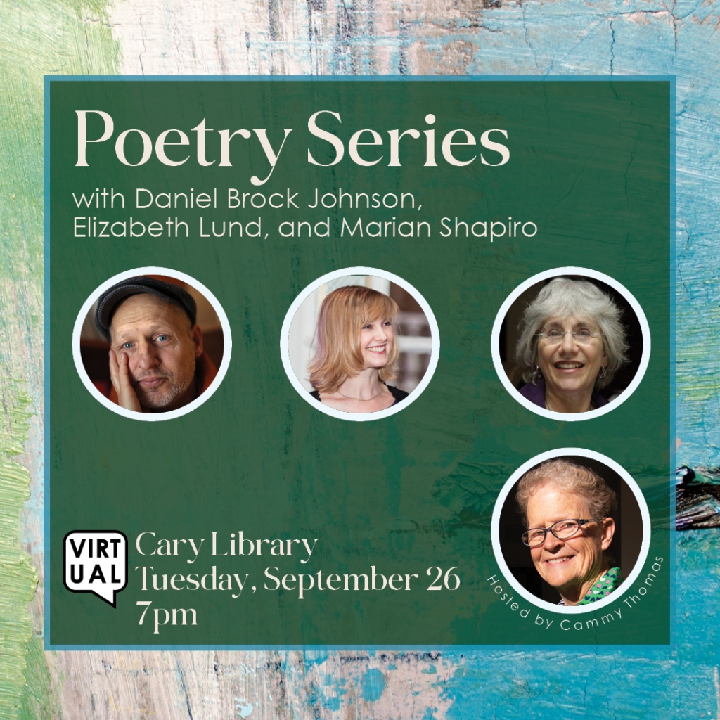 09/26/2023 | VIRTUAL: Poetry Series | Cary Memorial Library