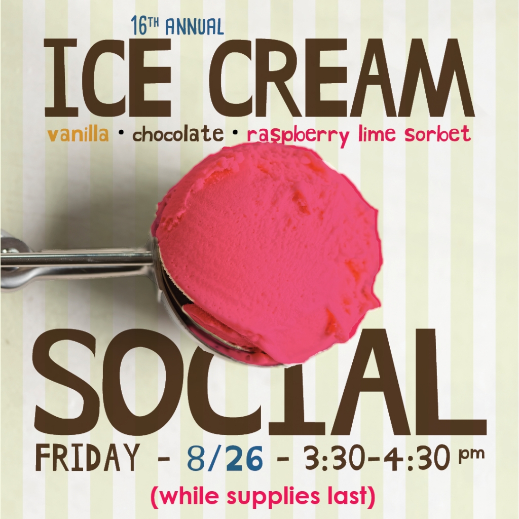 08/26/2022 | End of Summer Ice Cream Social - MOVED INDOORS | Cary ...