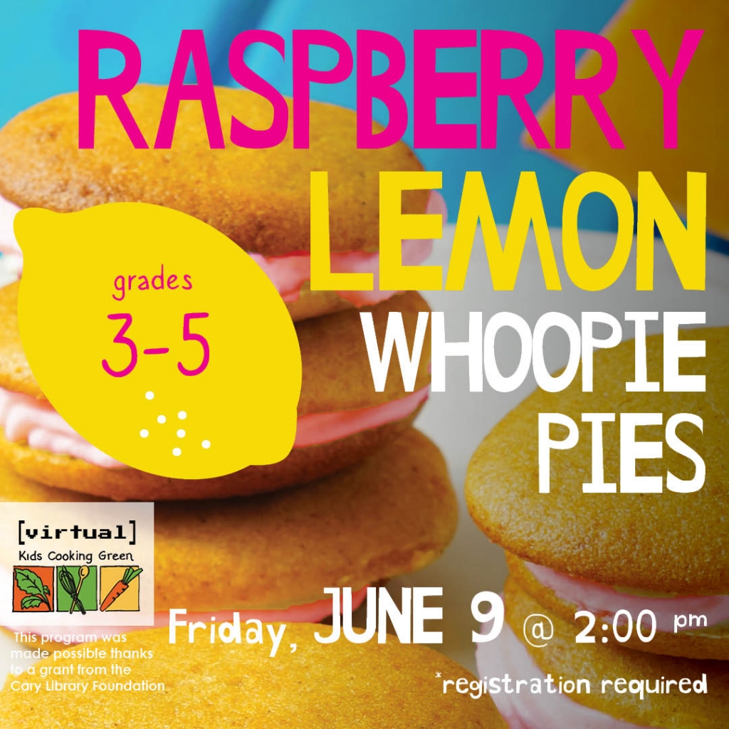 06/09/2023 | Kids Cooking Green presents Raspberry Lemon Whoopie Pies ...