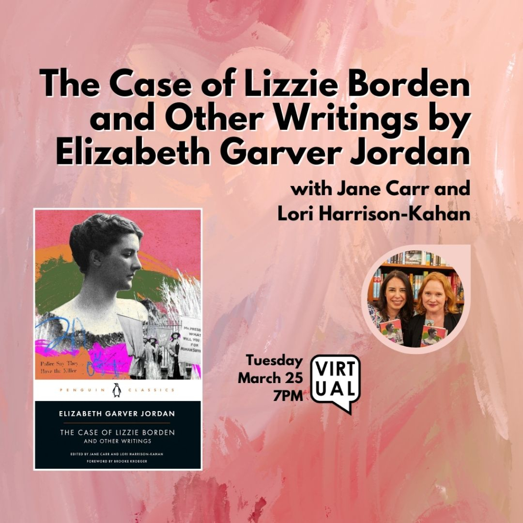 03/25/2025 | VIRTUAL - The Case of Lizzie Borden and Other Writings by ...