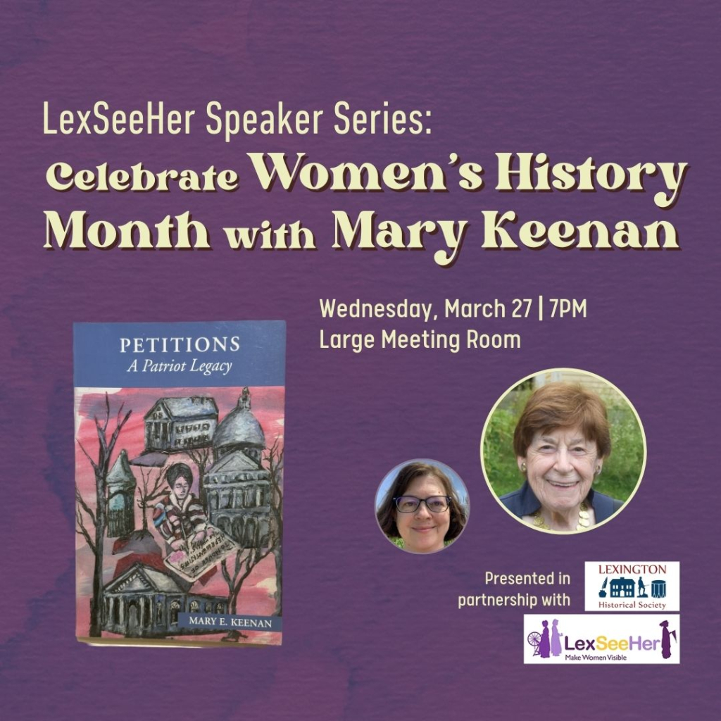 03/27/2024 | LexSeeHer Speaker Series event featuring author and historian Mary Keenan | Cary ...