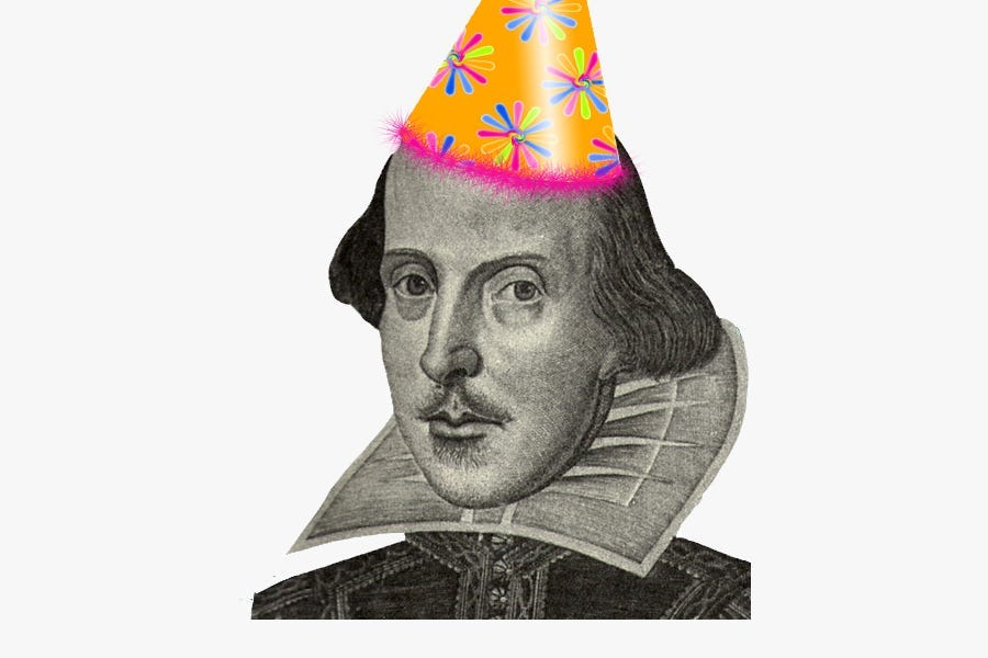 Wednesday, April 30, 2025 | Shakespeare's Birthday Party, Hosted by The ...