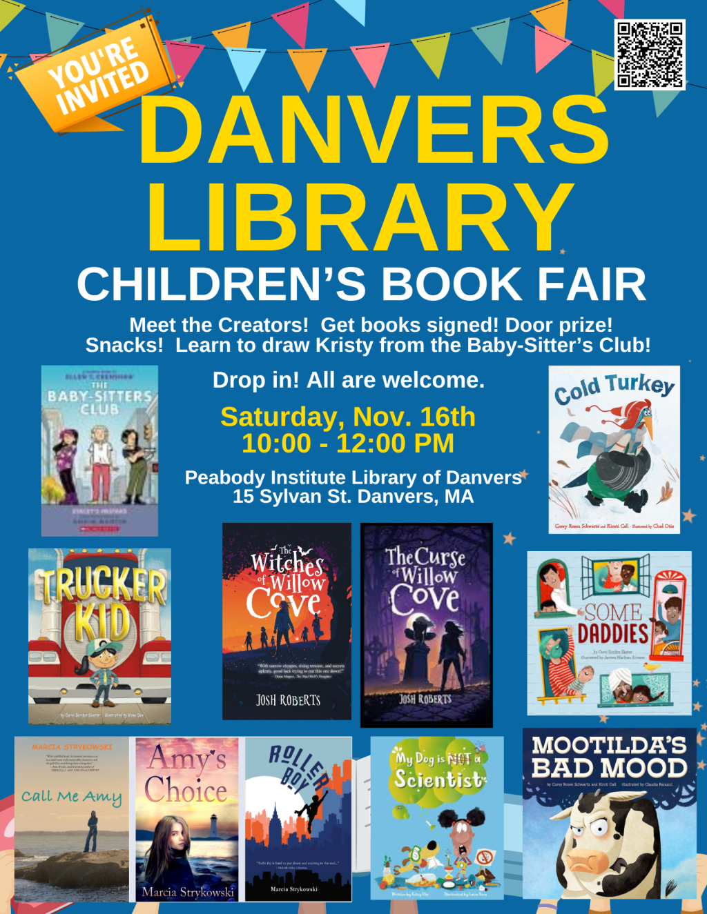 11/16/2024 | Danvers Library Children's Book Fair | Peabody Institute ...