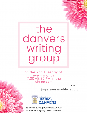 10/08/2024 | The Danvers Writing Group | Peabody Institute Library
