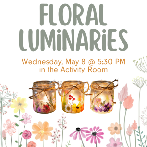 05/08/2024 | Floral Luminaries | Dover Public Library