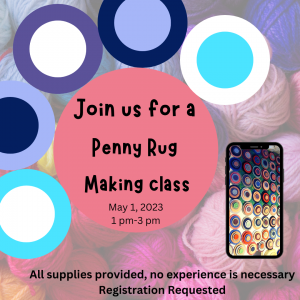 05/01/2023 | Penny Rug Making Class | Dover Public Library