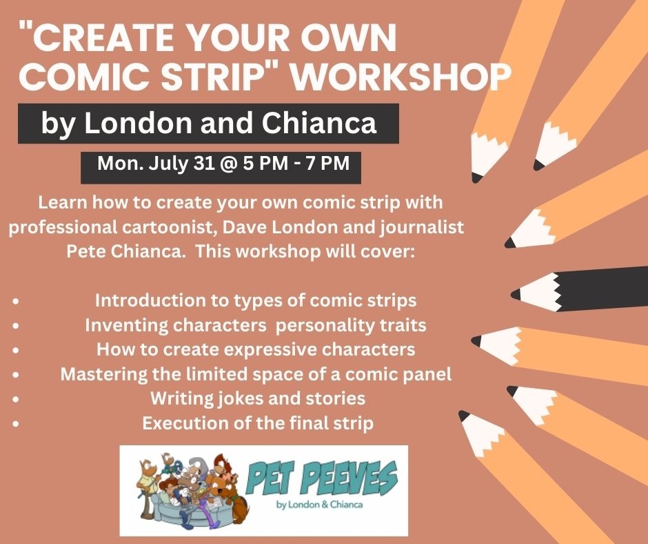 07/31/2023 | "Create Your Own Comic Strip" Workshop | Parker Memorial ...