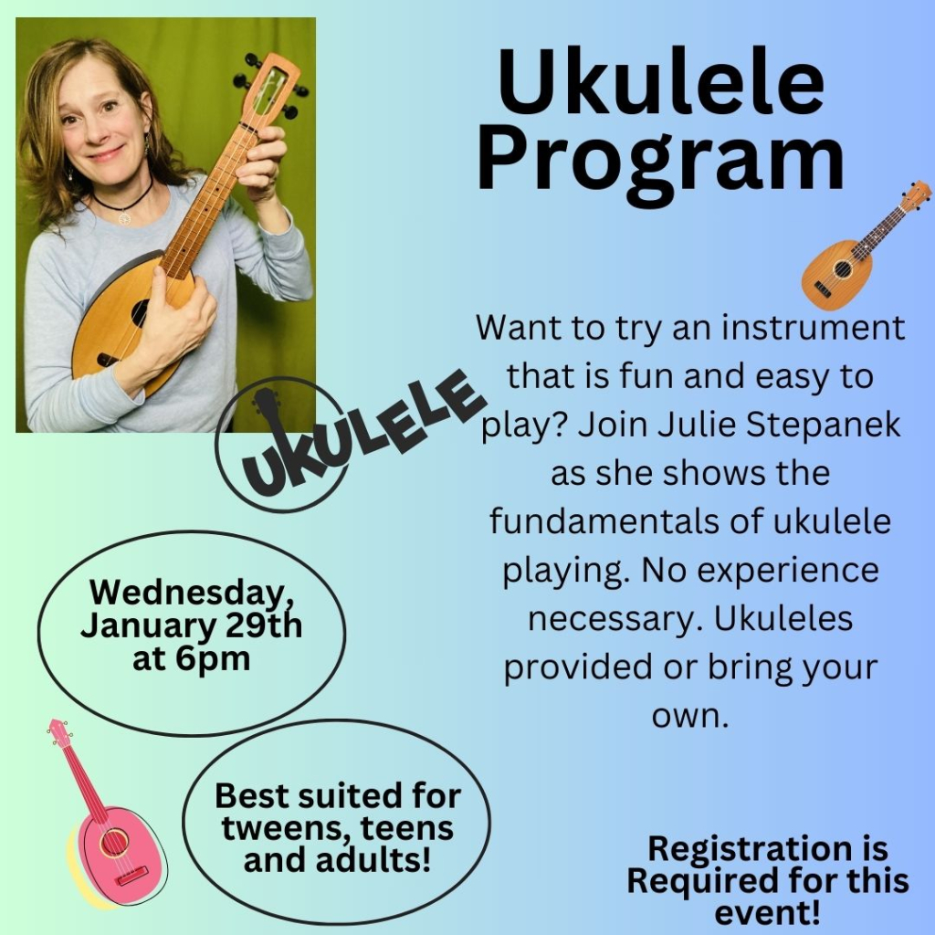01/29/2025 | Ukulele program | Parker Memorial Library