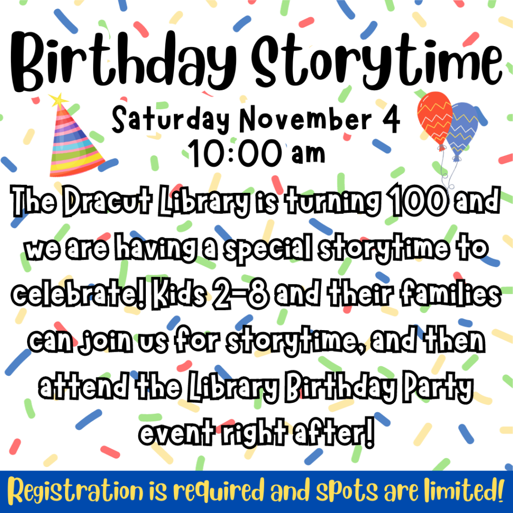 11/04/2023 | Birthday Storytime | Parker Memorial Library
