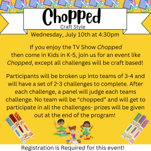 07/10/2024 | Chopped | Parker Memorial Library