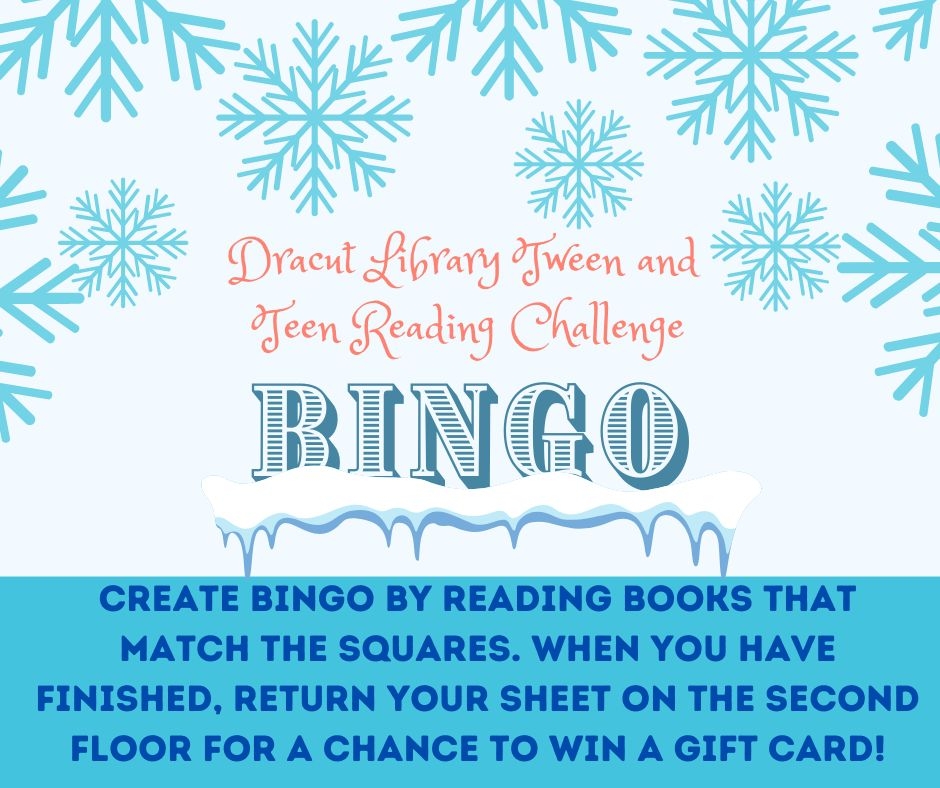 12/01/2022 | Tween and Teen Bingo Cards | Parker Memorial Library