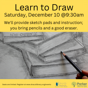 12/10/2022 | In Person Drawing Class (for older teens - age 14 and up ...