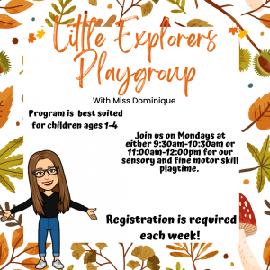 11/06/2023 | Little Explorers Playgroup: A sensory and fine motor skill playtime | Parker ...