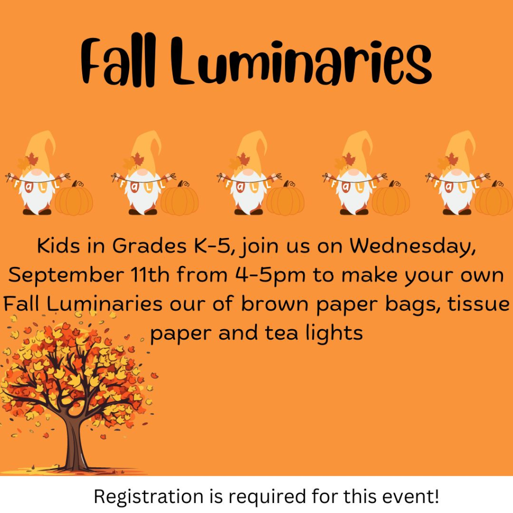 09/11/2024 | Fall Luminaries | Parker Memorial Library