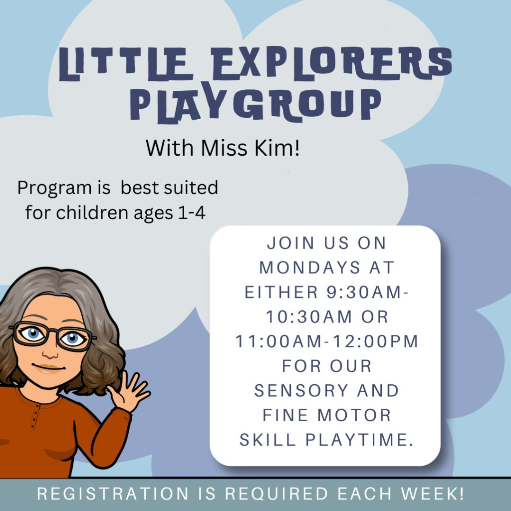01/06/2025 | Little Explorers Playgroup: A sensory and fine motor skill playtime | Parker ...