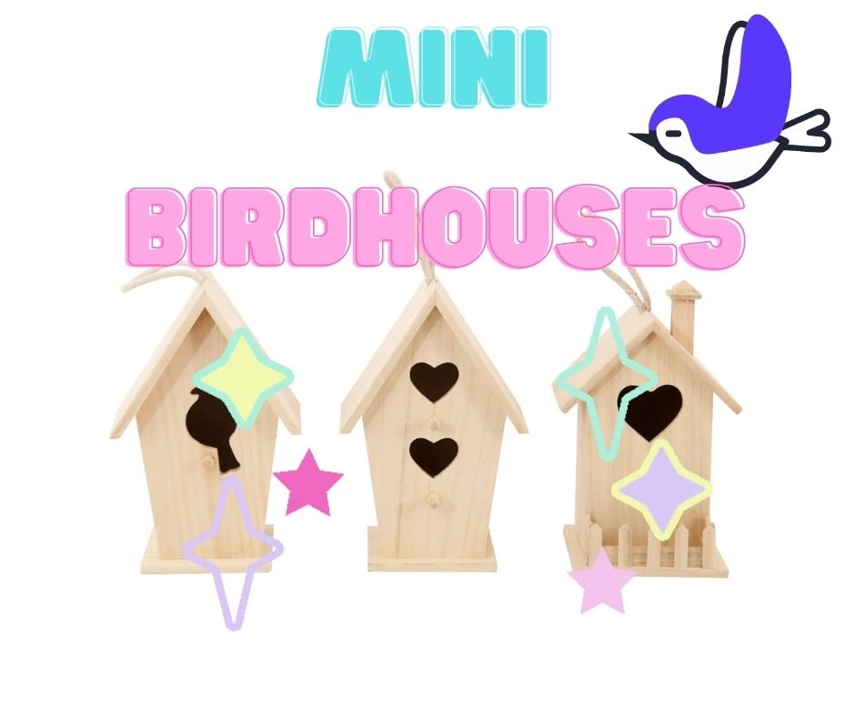 Monday, July 18, 2022 | Mini Birdhouses | Parker Memorial Library